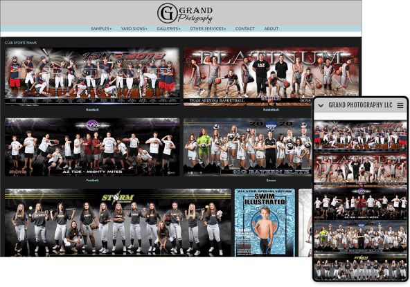 Build A Sports Photographer Portfolio Website | Zenfolio
