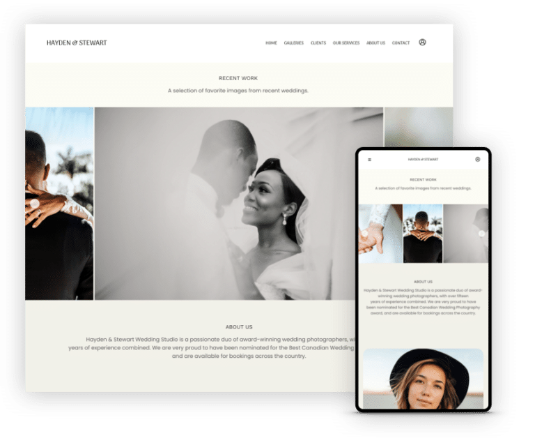 Customizable Photography Website Templates | Zenfolio