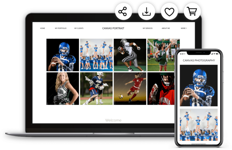 Build A Sports Photographer Portfolio Website | Zenfolio