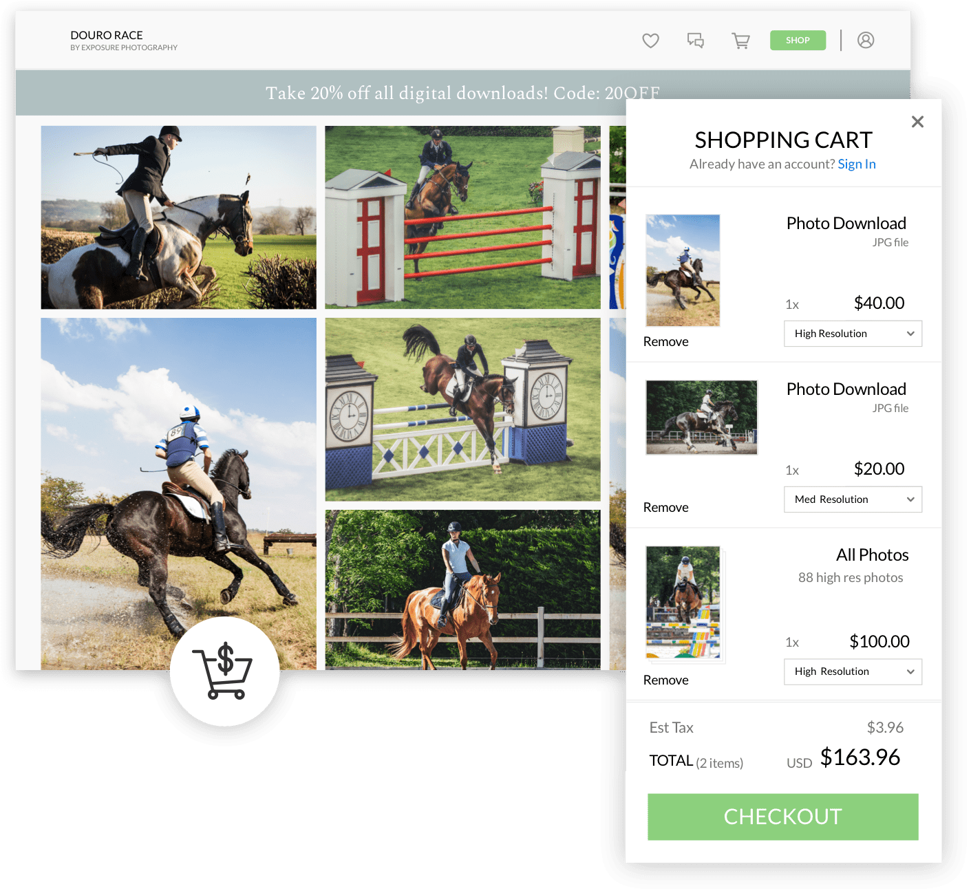 Create A Sports Photographer Portfolio Website - Zenfolio