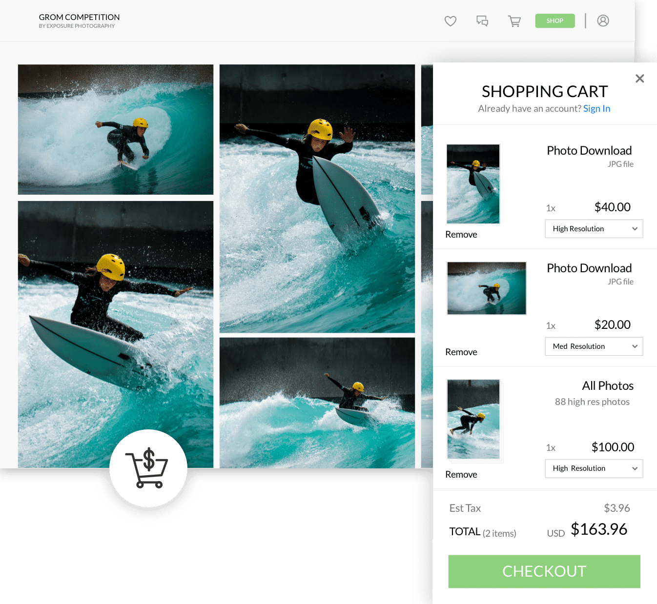 Boost Your Wave Pool Photography Business with Zenfolio