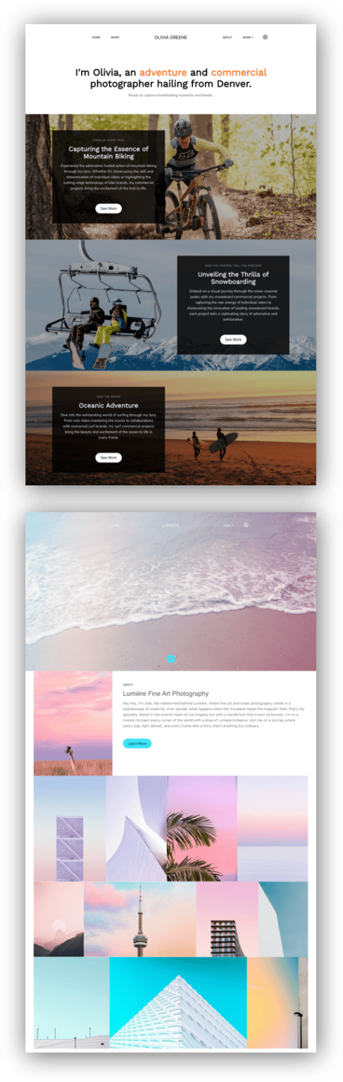 Zenfolio: Website & Gallery Solutions for Photographers