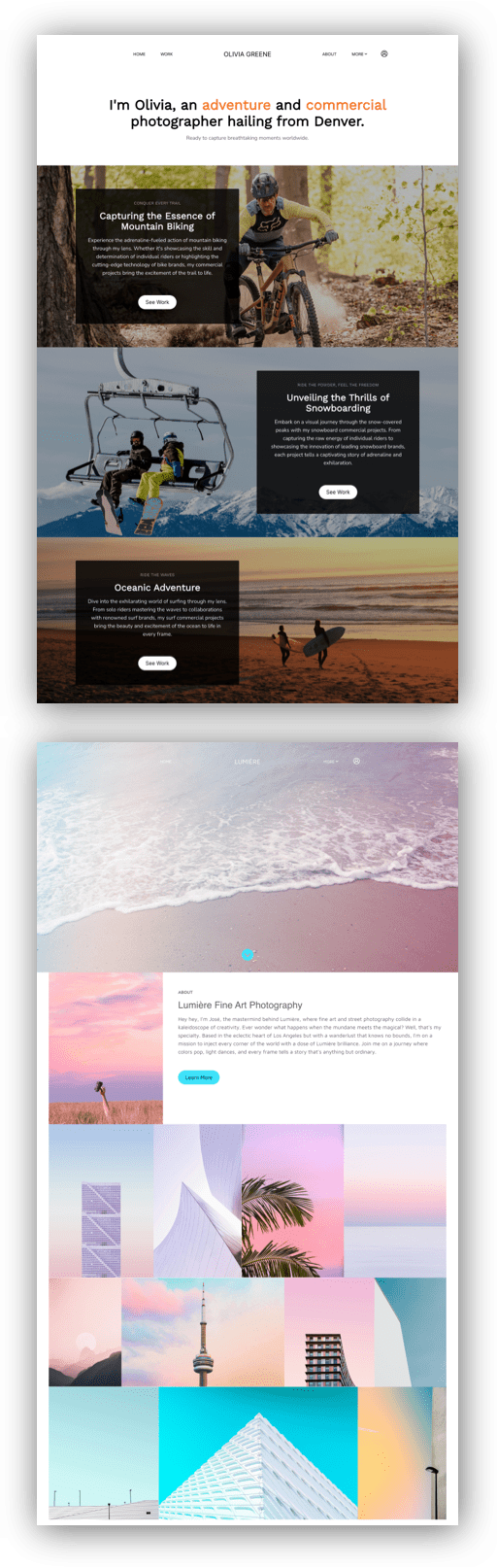 Zenfolio: Website & Gallery Solutions for Photographers